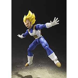 Bandai Tamashii Nations S.H. Figuarts Super Saiyan Vegeta (Cell Saga) "Dragon Ball Z" Action Figure
