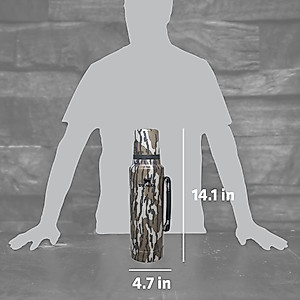 Stanley Classic Vacuum Insulated Wide Mouth Bottle - Bottomland - BPA-Free 18/8 Stainless Steel Thermos for Cold & Hot Beverages - 1.5 QT