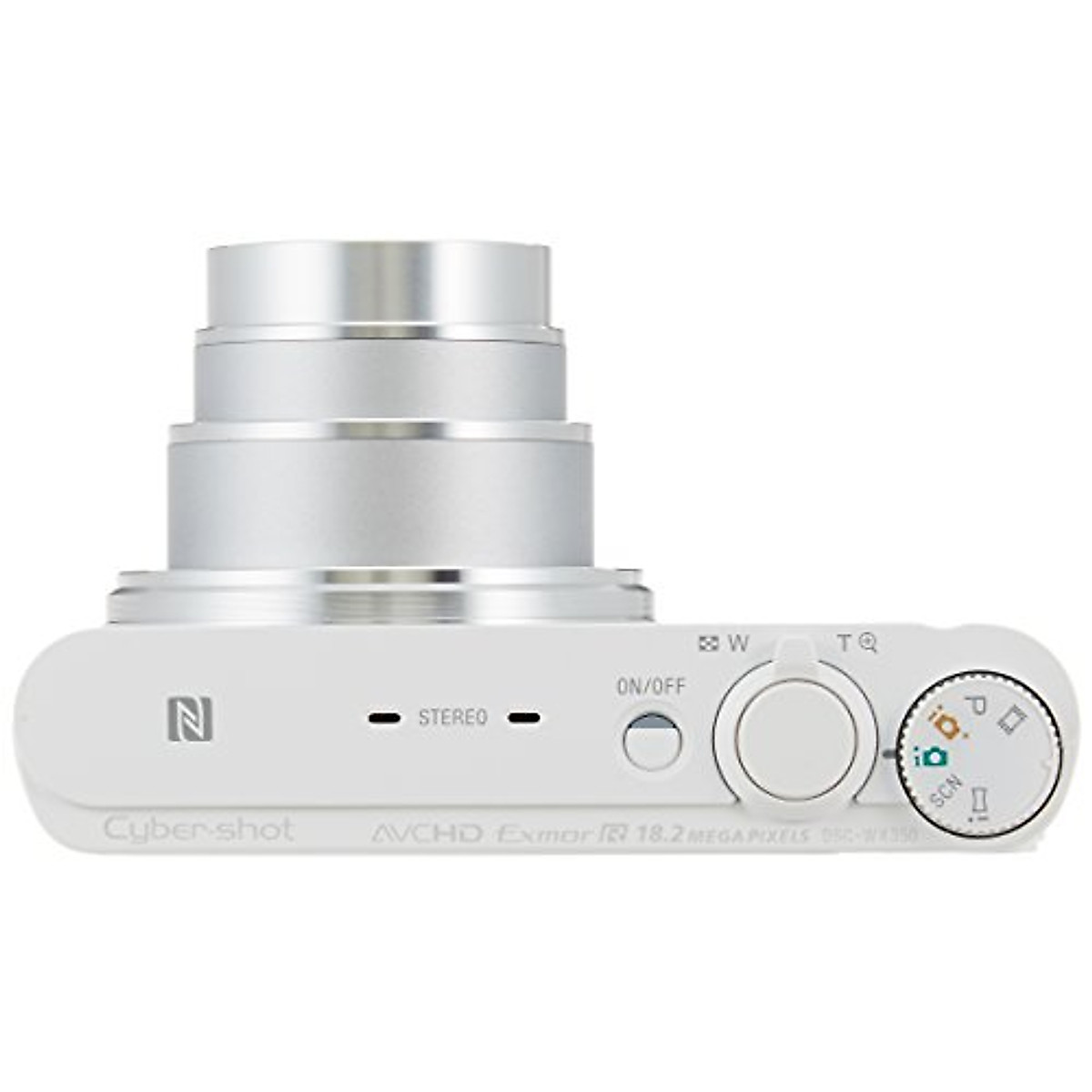 Sony DSCWX350 18 MP Digital Camera (White)