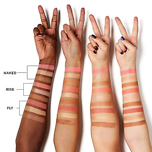 Urban Decay Stay Naked Threesome Palette, Fly - Bronzer, Highlighter & Blush Trio - Natural Satin Finish - Lasts Up To 14 Hours