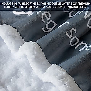 Luxe Extreme Funny Best Friend Throw Blanket, Funny Birthday Gifts for Women, Unique Fun Gag Friendship Gifts, for Women and Bestie, BFF Gifts, Personalized Blankets