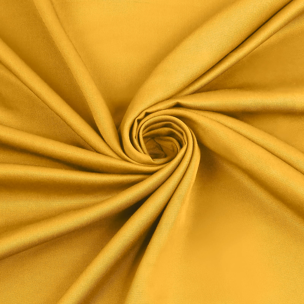 Homiest 100% Viscose Derived from Bamboo Fabric by The Yard, 98 Inch Wide Mustard Yellow Fabric Soft & Cooling Cloth Fabric, Silky Lining Fabric for Dress, Clothing Making, DIY Crafts (1 Yard)