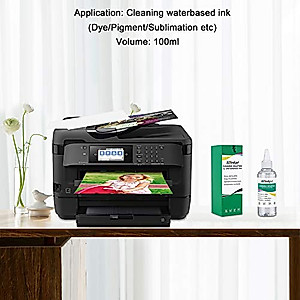 Osinkjet 100ml Printhead Cleaning Kit for Epson HP Brother Canon WF-7710 WF-3640 WF-7620 8600 8610 8620 WF-2750 WF-2650 ET-2750 ET-2650 C88 Liquid Printers Nozzle