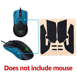 Mouse Anti-Slip Tape Elastics Refined Side Grips Sweat Resistant Pads/Anti Sweat Paste Grip Tape Compatible for Razer Viper/Viper Ultimate Gaming Mouse