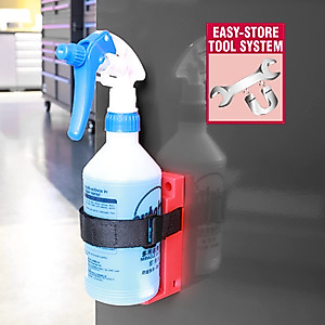 Torin AMTO100TR Tool Storage Organizer: Magnetic Can/Container Holder with Adjustable Strap