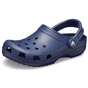 Crocs Unisex-Adult Classic Clog, Clogs for Women and Men, Navy, 12 Women/10 Men