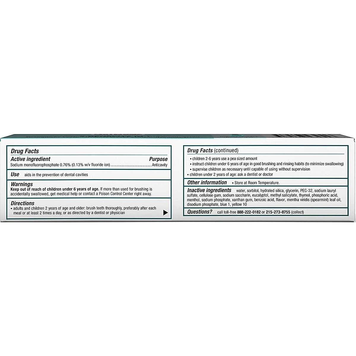 Listerine Essential Care Fluoride Toothpaste Gel-Mint, 4.2 Ounce (Pack of 2)