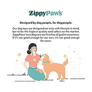 ZippyPaws Skinny Peltz - Fox, Raccoon, & Squirrel - No Stuffing Squeaky Dog Toys, Unstuffed Chew Toy for Small & Medium Breeds, Bulk Multi-Pack of 3 Soft Plush Toys, Flat No Stuffing Puppy Toys - 18"