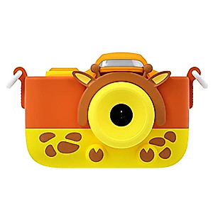 LINXHE Kids Camera, Kids Selfie Camera Toy 3.0 inch Touch Screen HD Digital Video Camera for Toddler, Christmas Birthday Gifts for Children (Color : Yellow, Memory Card : with 8g Memory Card)