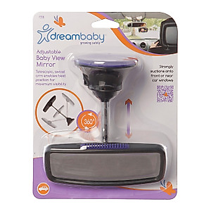 Dreambaby Deluxe Baby View Mirror (1 Pack)