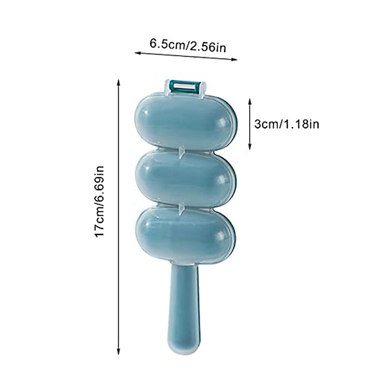 5 Pcs Sticky Rice Mold | Sushi Maker Rice Baller Shakers,3-Cavity Onigiri Mold Shake Molds DIY Sushi Tool for Children Home Kitchen to Make Meatballs & Rice Balls