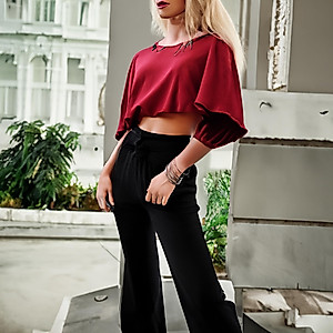 LinnaLove Fashion Shiny Thin Round Stainless Steel Bangle Bracelets for Women (1/3/5/8 Set)-Silver-8 Set