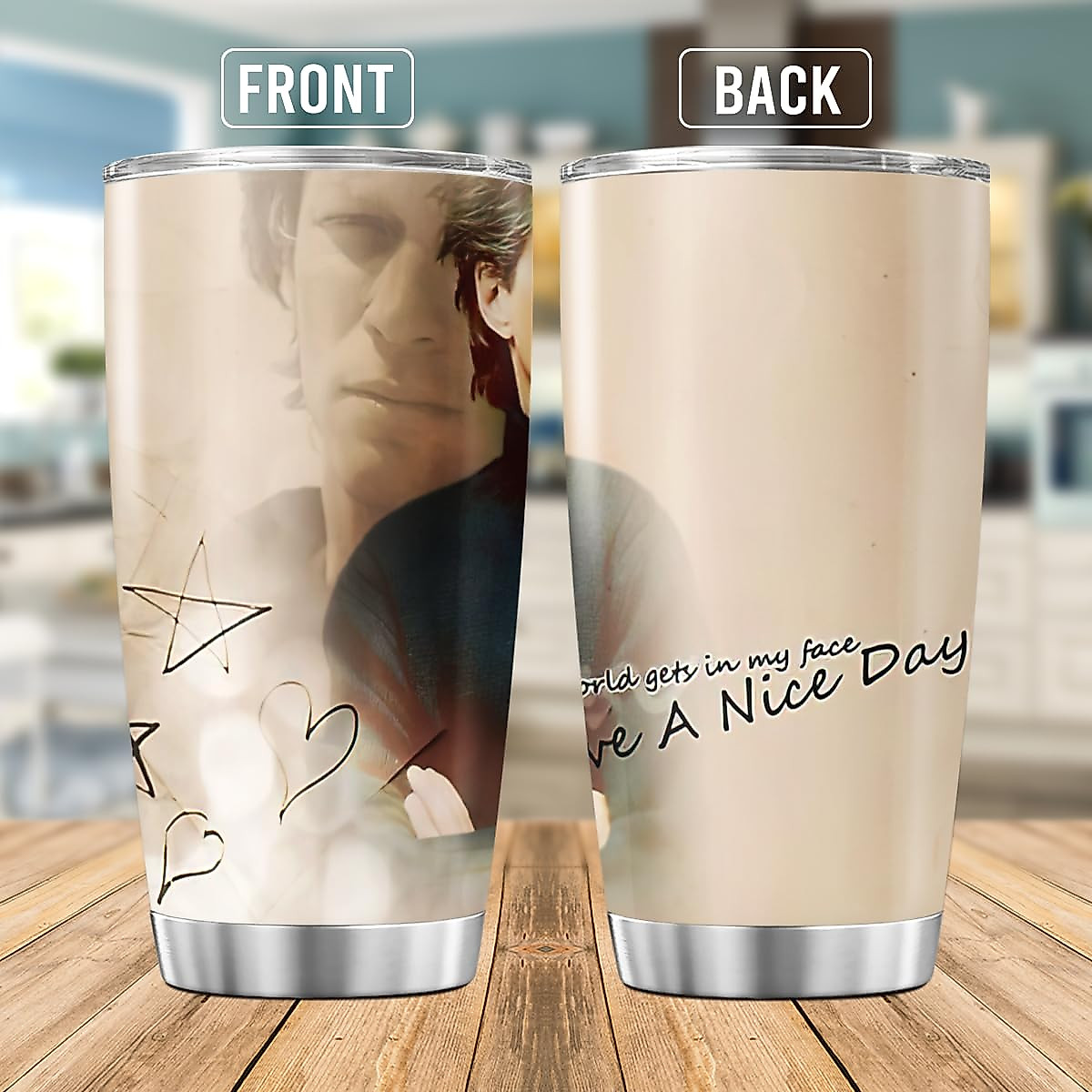 Tumbler Bon Insulated Jovi Stainless Have Coffee Anice 20 30 Oz Day Steel