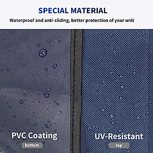 Homydom Air Conditioner Cover for Outside Units,AC Cover for Outdoor Central Unit Top,Air Conditioner Cover Waterproof Material, Snow-Resist,36 x 36 Inches