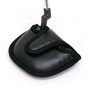 Hireko Golf Putter Head Cover, Fits Standard or Oversized Mallet Putters with Velcro Closure (Black, Standard)