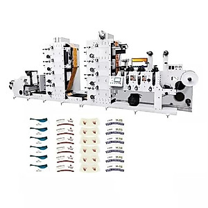1-10 Colour Roll Digital Flexographic Paper Cup Printer Roll to Roll Non Woven Label Flexo Printing Press Machine