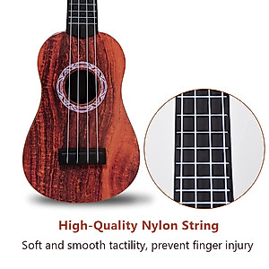 WhiteMyrtle Kids Ukulele Toys 16.5 inch Mini Guitar, Musical Toy Children Musical Instrument Educational Toys for Beginner,for Beginners Toddlers Ages 3+ Boys Girls