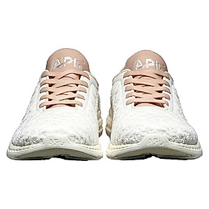 APL Athletic Propulsion Labs Women's Techloom Phantom Shoe, Ivory/Rose Dust, 8