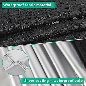 Outdoor Rocking Chair Cover,Waterproof Covers for Patio Egg Rocking Chair, Indoor Papasan Chair Cover,Rattan Wicker Lounge Chair Cover(Only Cover) (Black, 46x38x19in)