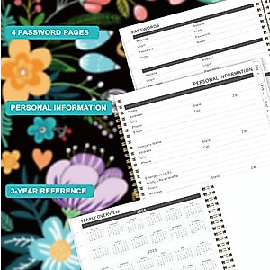 2024-2026 Monthly Planner/Monthly Calendar - 3 Year Monthly Planner 2024-2026, 36 Monthly Planner from Jan. 2024 - Dec. 2026, 9" x 11", 2024-2026 Calendar Planner with Tabs + Double-side Pocket +