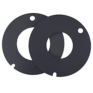 2 Pieces 385311462 and 385316140 RV Toilet Rubber Seal Toilet Flush Ball Seal for Sealand Mansfield VacuFlush RV Camper Toilet, Compatible with 2010, 510/506+, 510+/1006,1008/EcoVac 146-149