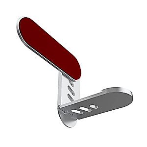 Doolkin® Pizo Mount, Laptop Phone Holder, Adjustable Laptop Stand, Foldable Laptop Side Mount Clip, Slim Portable Smartphone Stand, Computer Monitor Expansion Bracket, Magnetic Phone Mount