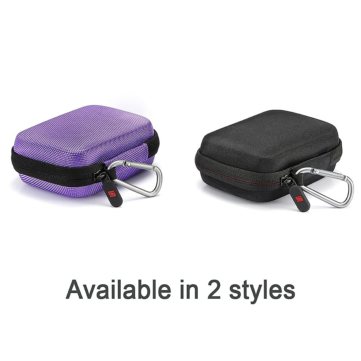 RAIACE Hard Travel Carrying Case for Card Games, Protective Storage Bag. (Not Including Cards) - Purple