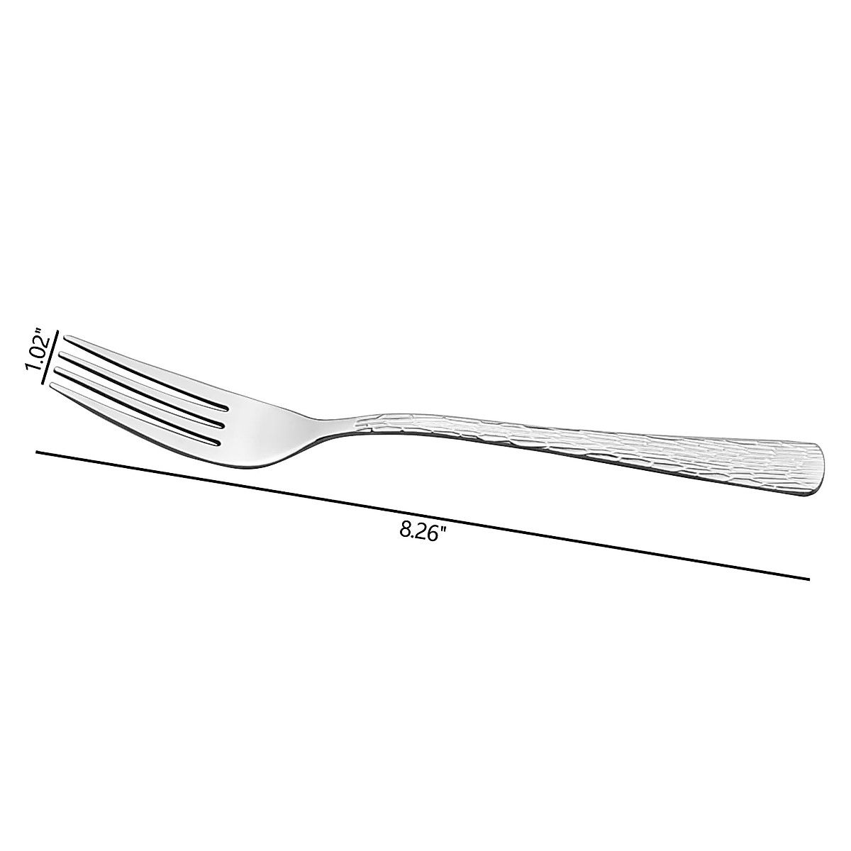 Xeabia 12 Pieces Stainless Steel Dinner Forks, Stainless Steel Table Forks