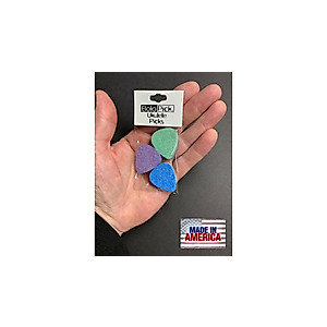 BoloPick Felt Picks for Ukulele 6 Pack (An Original Recipe)