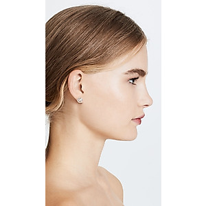 kate spade new york Bright Ideas Pave Halo Gold Stud Earrings