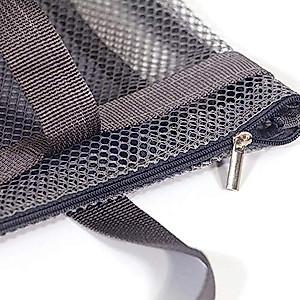 DIOMMELL Mesh Shower Caddy Quick Dry Tote Bag Portable Lightweight Hanging Toiletry and Bath Organizer with Zipper for College Dorms Gym Swimming Beach Travel Sports Games