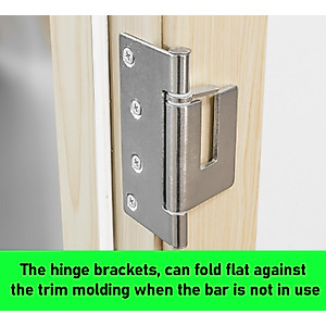 Door Security Bar-by Doorricade-Secure The Entire Width of Your Inward Opening Front Door or Safe Room.