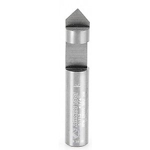 Amana Tool - 51712 Solid Carbide Hole & Flush Cut 1/4 Dia x 1/4 Shank
