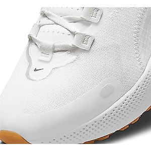 Nike Womens React Escape RN Running Shoes, White/Black-Light Bone-Wheat, 9.5 M US