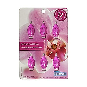 Chrysal Orchid Food Drops — Orchid Care — One Pack for a Year Supply — Concentrated Flower Food for All Species of Orchids — Ideal Florist Supplies — Outdoor and Indoor Plant Food