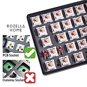 Holy Panda Mechanical Keyboard Switch, 3Pin Pre Lubed, 67g Extended Spring, Enhance Tactile Plate Mounted MX Switch(100 Pack)