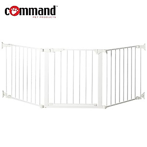 Command Pet Custom Fit Gate, 29.5", White (PG5300)