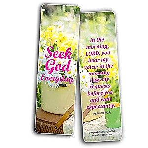 Devotional Scriptures Bible Bookmarks for Men Women Teens (30-Pack) - Great Gift Give Away for Church Gospel Devotion Sharing Stocking Stuffers