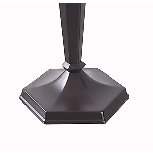 Kenroy Home Classic Banker Lamp ,15.5 Inch Height, 13 Inch Width, 10.5 Inch Ext. with Oil Rubbed Bronze Finish