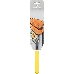 Victorinox 5.2106.15L8B Carving Fork Delicately Carves, Slices and Picks Up Meat Straight Blade in Yellow, 5.9 inches