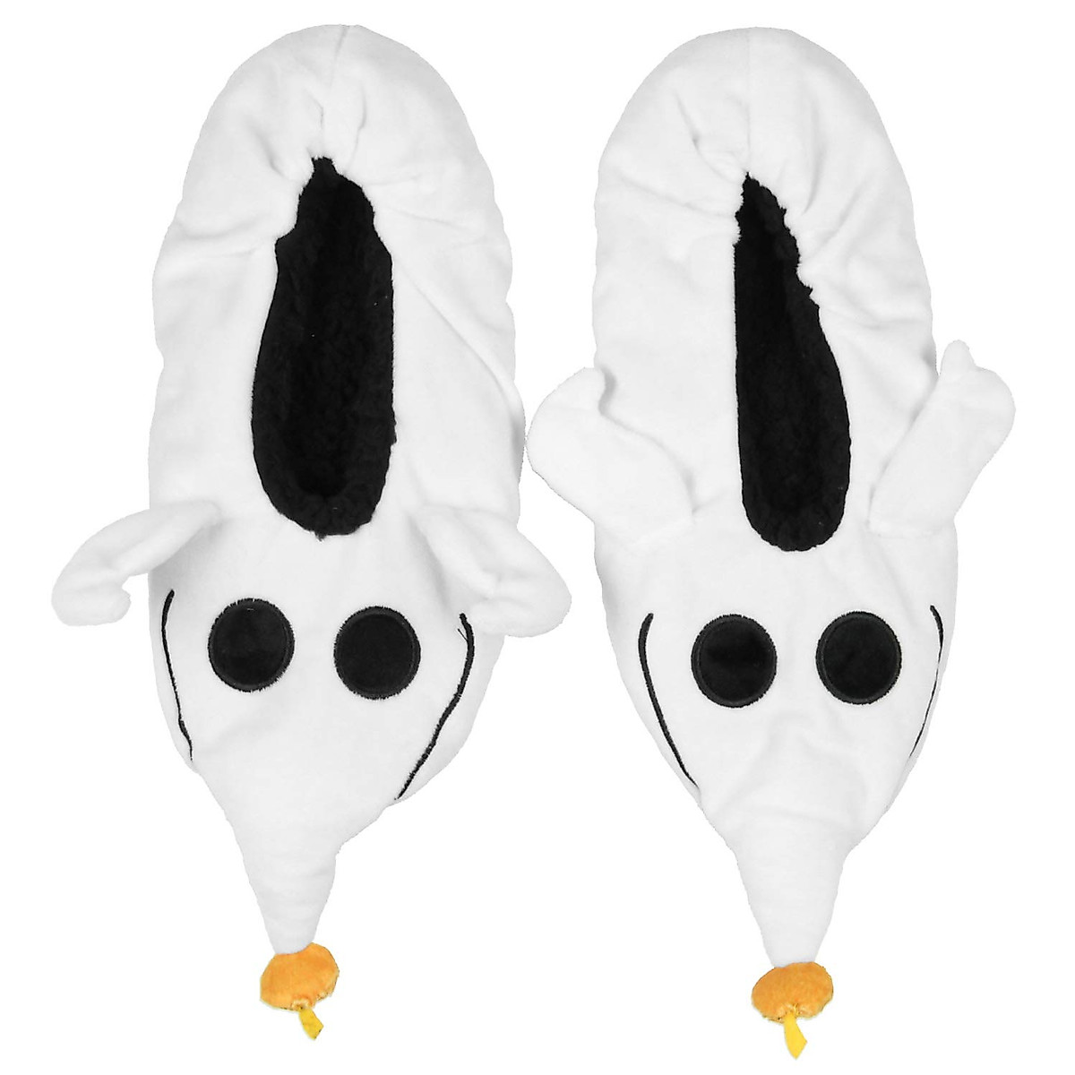 The Nightmare Before Christmas Zero Dog Character Slipper Socks with No-Slip Sole For Women Men (Medium)