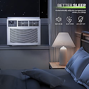 Magshion Window Air Conditioner 12000 BTU, Wi-Fi Enabled or Remote Control, Cooling for Large Rooms up to 450 Sq. Ft., 12K BTU Window AC Unit with Easy Install Kit