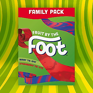 Fruit by the Foot, Fruit Snacks, Berry and Strawberry, 13.5 oz