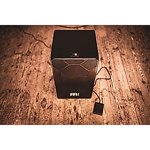 Meinl Percussion Digital Cajon with Ten Pre-Programmed Sound Combinations — for Live Music and Silent Practice — Baltic Birch Body, 2-Year Warranty (MPDC1)