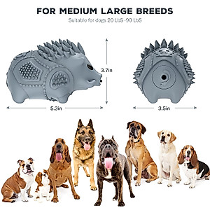 Homipooty Dog Chew Toys for Aggressive Chewers, Indestructible Dog Toys for Large Dogs Tough Durable Squeaky Interactive Dog Toys, Teeth Chew Toy for Meduium Large Breed Dog Birthday Toys