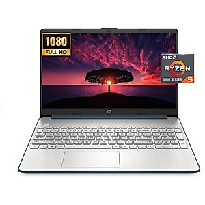 HP 2022 Latest Laptop, 15.6" FHD (1920 x 1080) IPS Display, AMD Ryzen 5 5500U (Beats i7-1065G7), Up to 4.0GHz, 9 hr Battery Life, HDMI, Webcam, Fast Charge, Type-C, Win 11 (16GB RAM | 1TB SSD)
