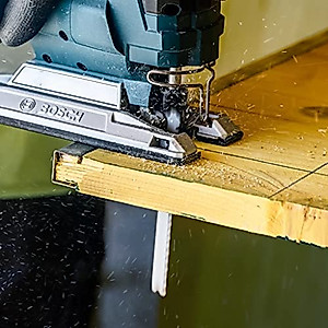 Bosch Professional 3pcs Expert Multi Material T367XHM Jigsaw Blade (for Tough Steel, Aluminium, Wood with Metal, Construction Wood, Plastics, Length 132 mm, Accessory Jigsaw)