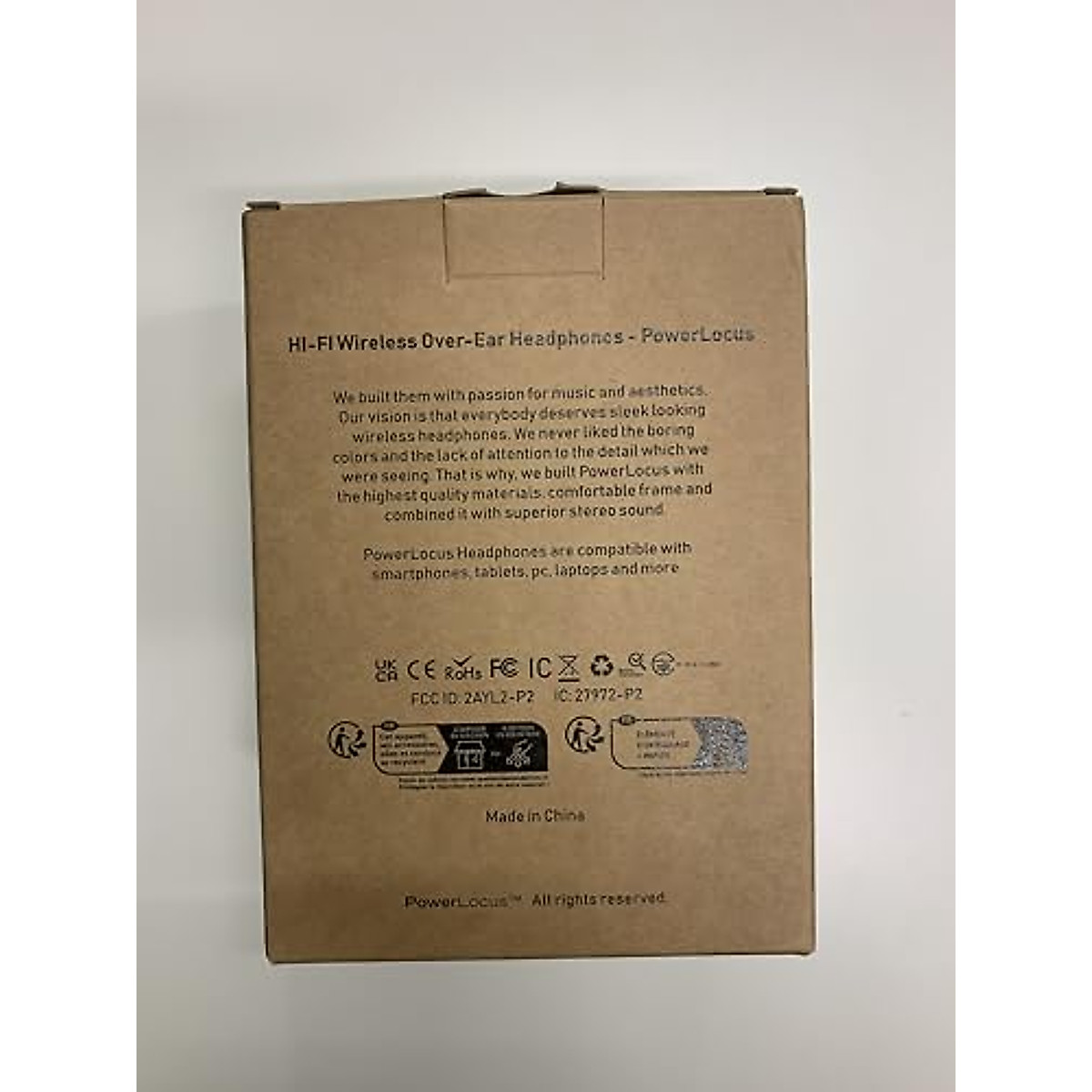 PowerLocus Bluetooth Headphones Over Ear, 40H Playtime with 4 EQ Modes, Wireless Headphones with Microphone, Hi-Fi Stereo Foldable Headset, FM Radio, Micro SD/TF, Deep Bass for Travel/PC/Cell Phones