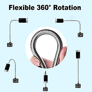 PewinGo Reptile Heat Lamp, UVA UVB Light for Aquarium Turtle Tank, with 2 * 50w Basking Bulb and 360° Swivel Clamp Stand for Tortoise, Snake, Frog, Lizard, Cockatoo, Chameleon. Halogen, Yellow Light