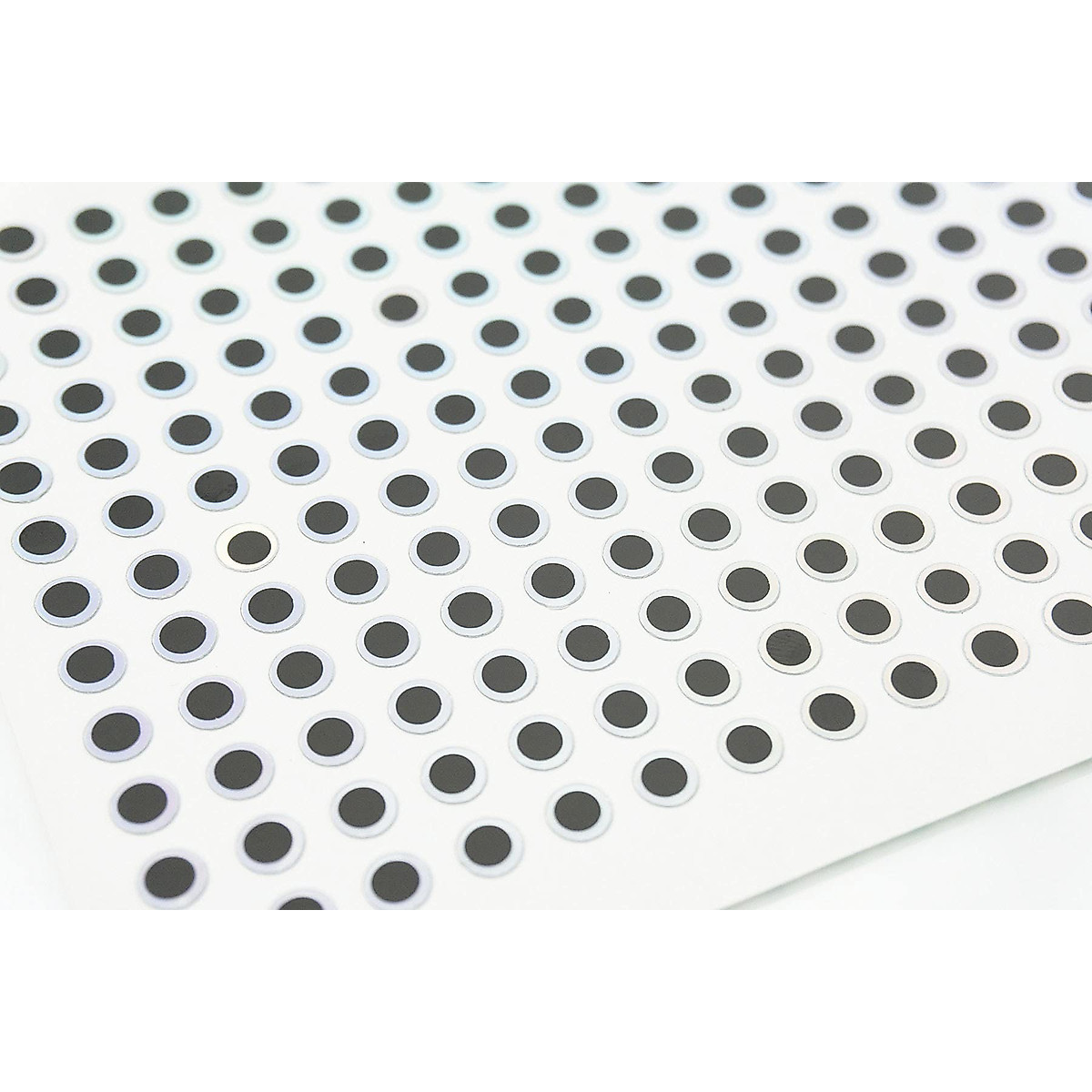 2MM-20MM Fishing Lure Eye 2D Flat Eye Fishing Eyes 2D Holographic Lure Eyes Making Fly Tying Fake Fish Eyes DIY Lifelike Realistic Artificial Holographic Fake Eyes (5MM-500PCS)